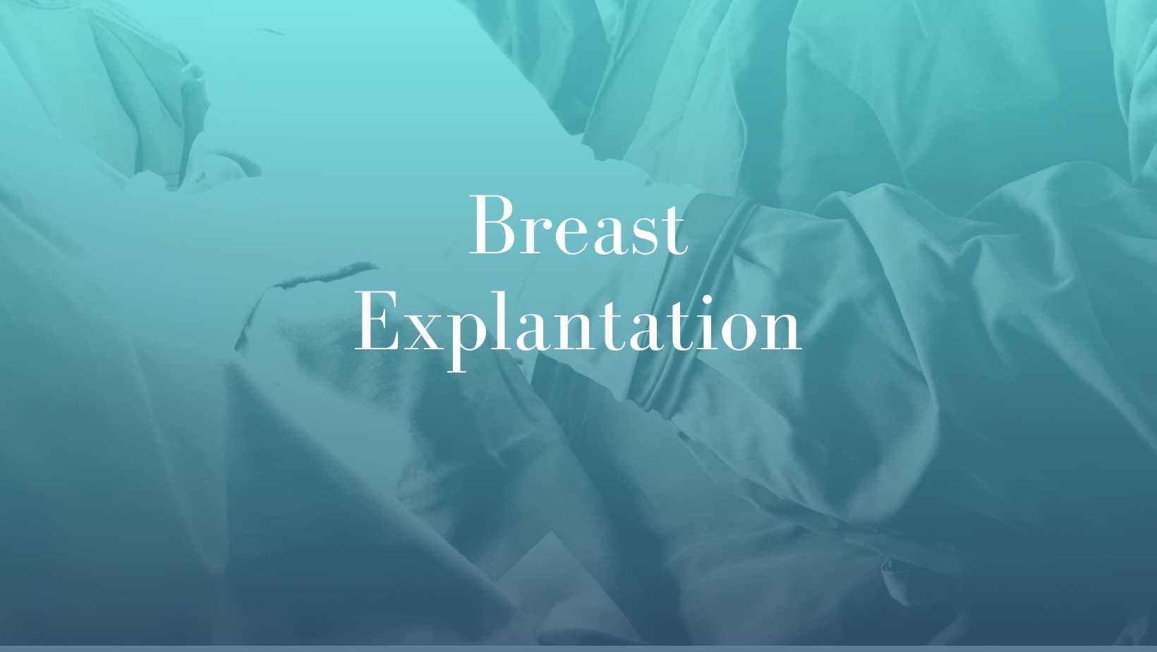 What Is Breast Explantation? - Dr Michael Kernohan (FRACS Plast)